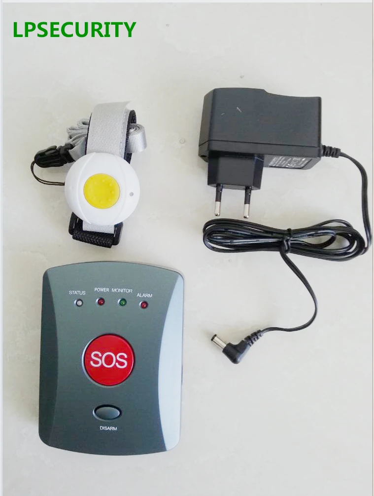 Lpsecurity Wireless Intelligent Medical Alert System With 2 Panic ...