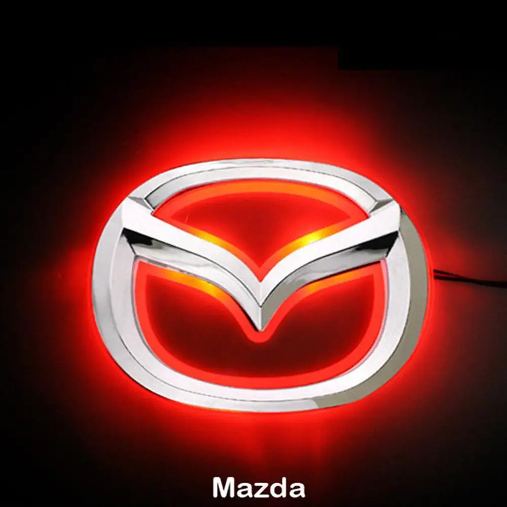 LED Car Tail Logo Red light Auto Badge Light for Mazda 2 Mazda 3|badge ...