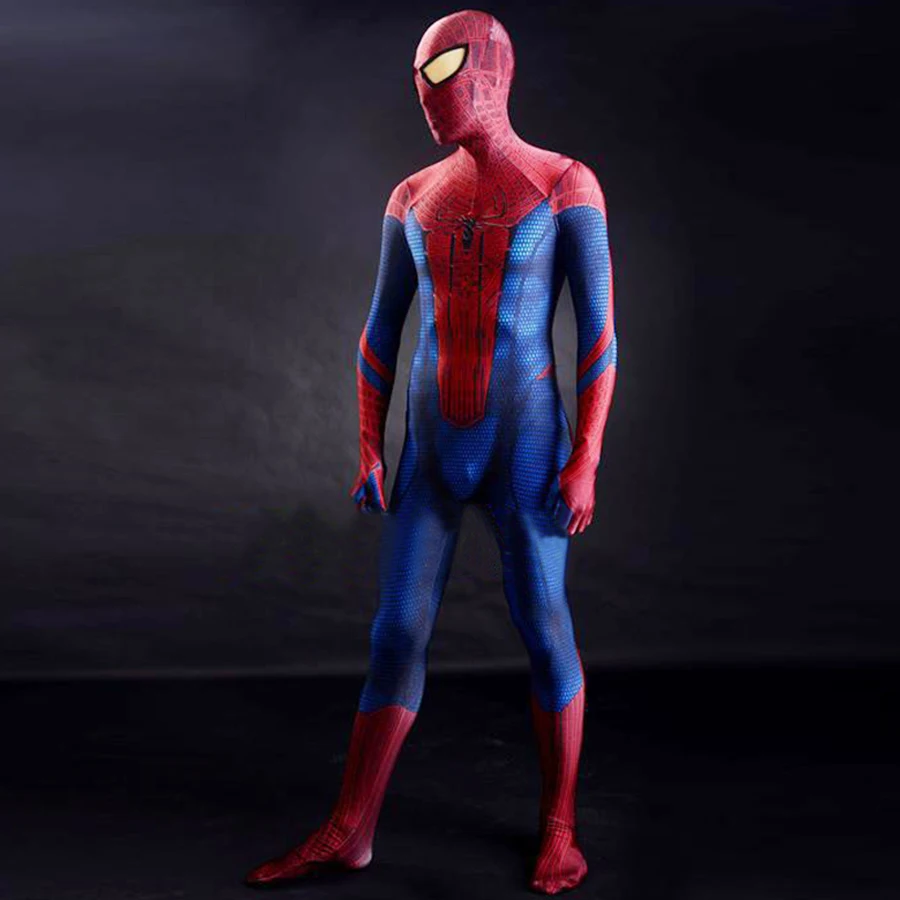 Popular Spandex Spiderman Costume Buy Cheap Spandex Spiderman Costume