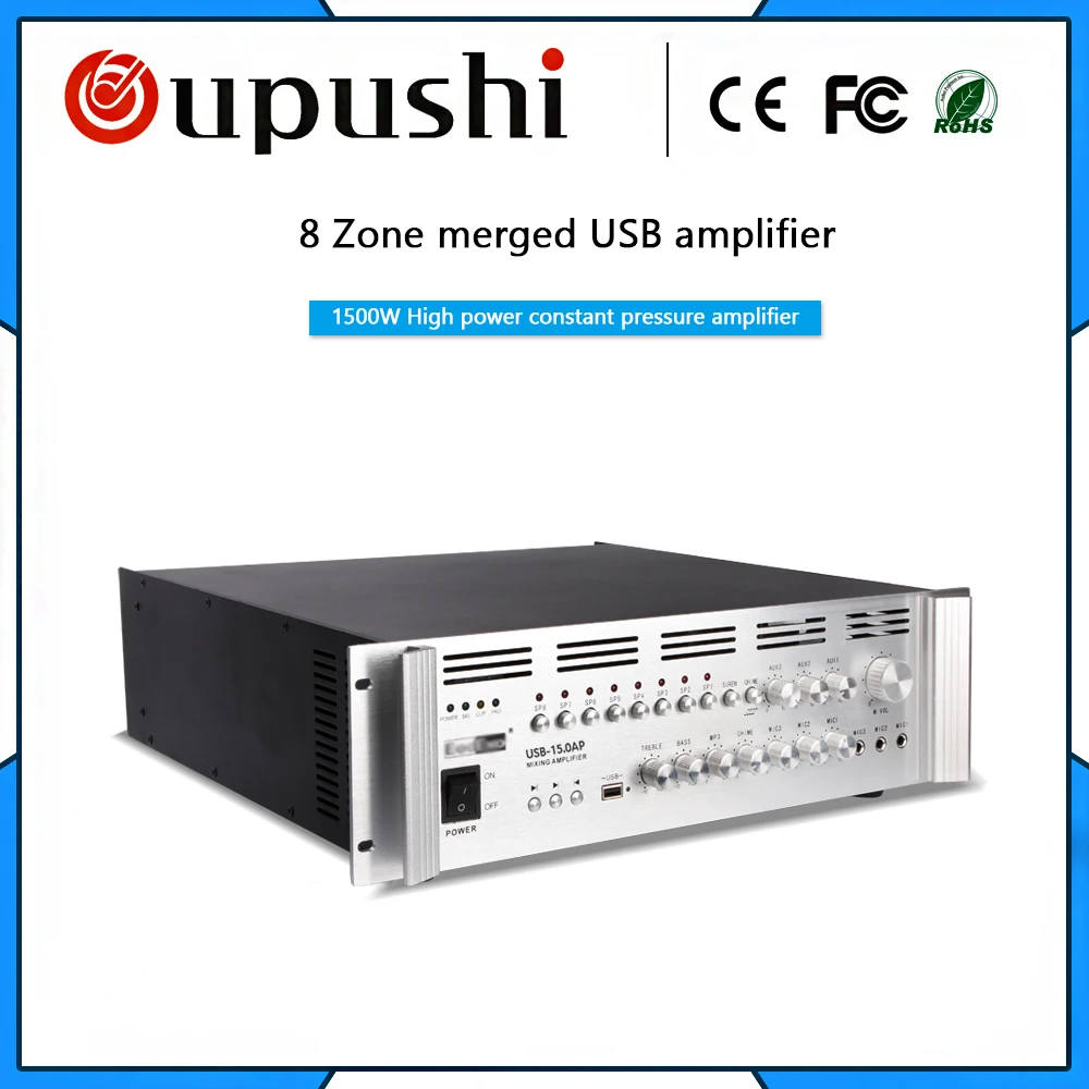 USB 15.0AP 1500w Professional amplifier and power amplifier with usb ...