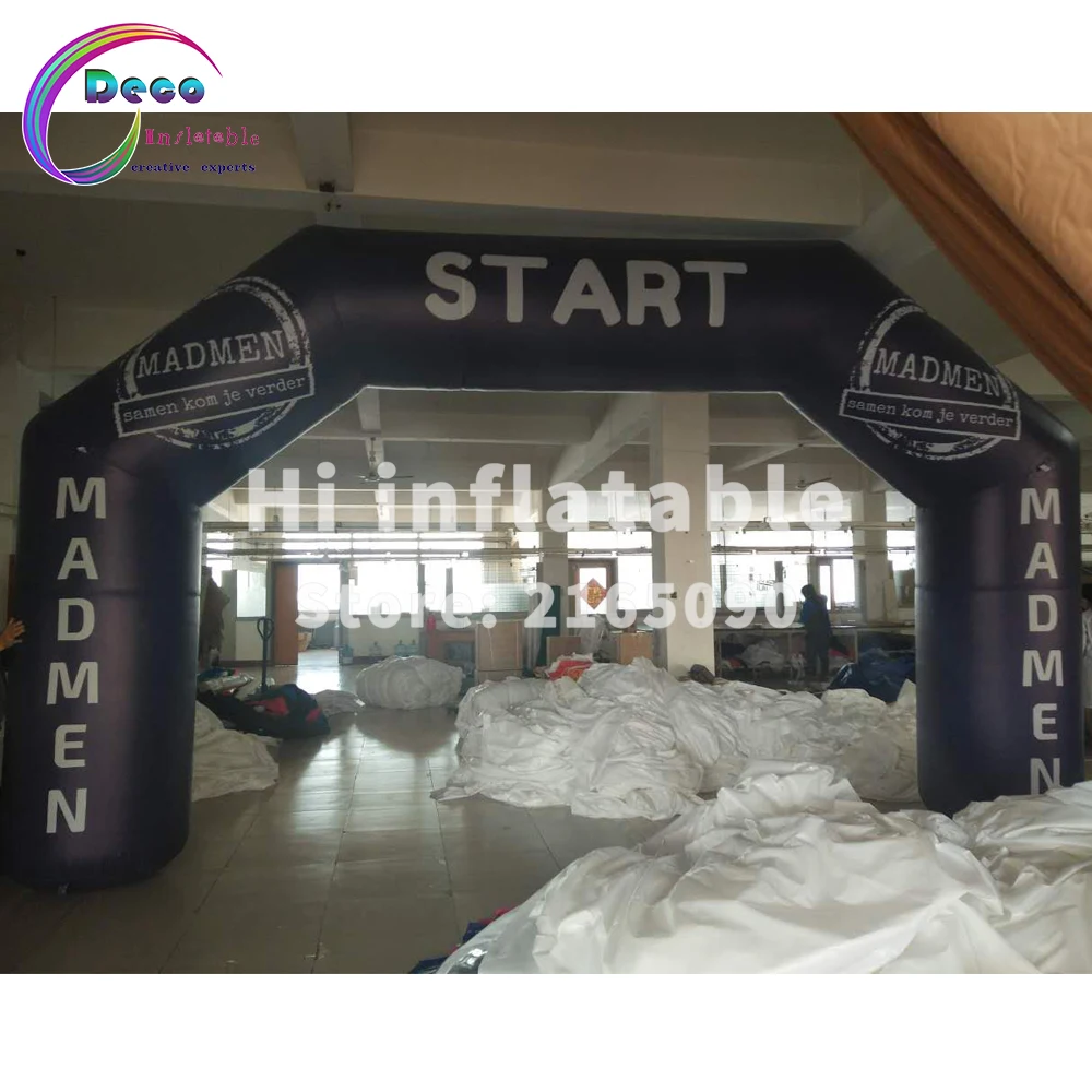 Custom gaint advertising race inflatable start finish line event arch ...