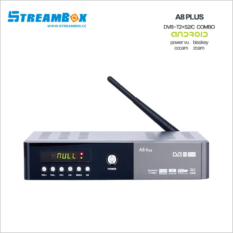 Android Tv Box Combo Dvb S2 Dvb T2 Dvb C 4K Satellite Receiver wifi in ...