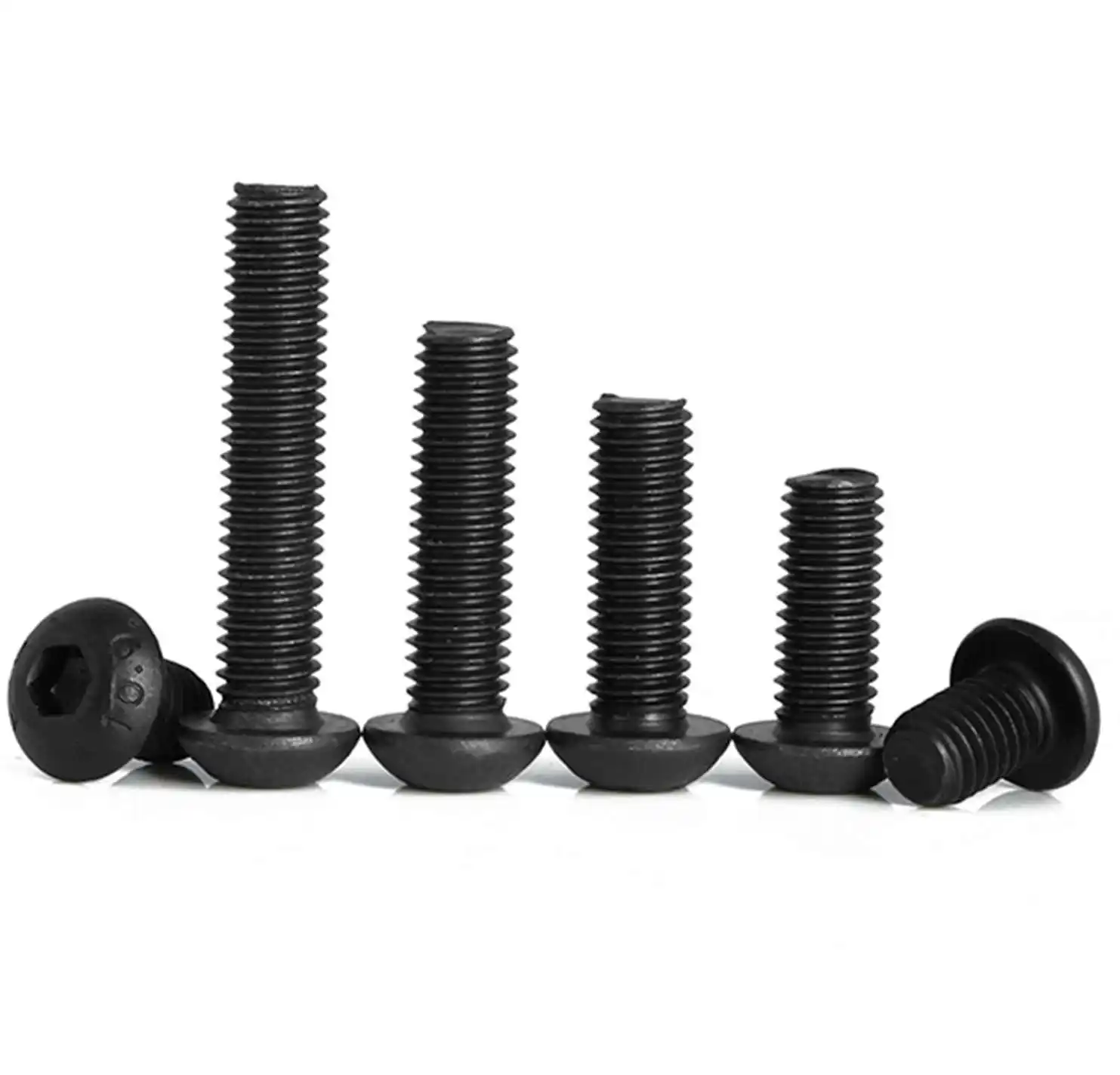 M5 M6 Carbon Steel Hex Socket Button Head Cap Screws Round Screw Bolt m5-m6-carbon-steel-hex-socket-button-head-cap-screws-round-screw-bolt