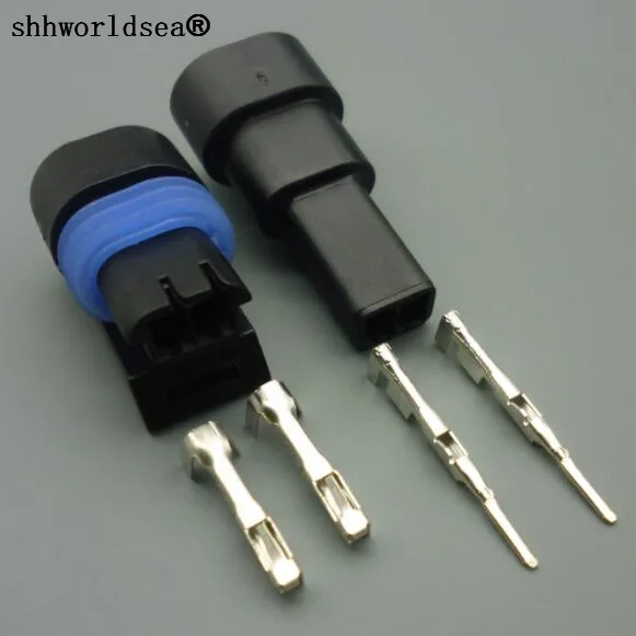Shhworldsea 1set 2pin 1.5mm Female Male Auto Sensor Connector 12162193 ...