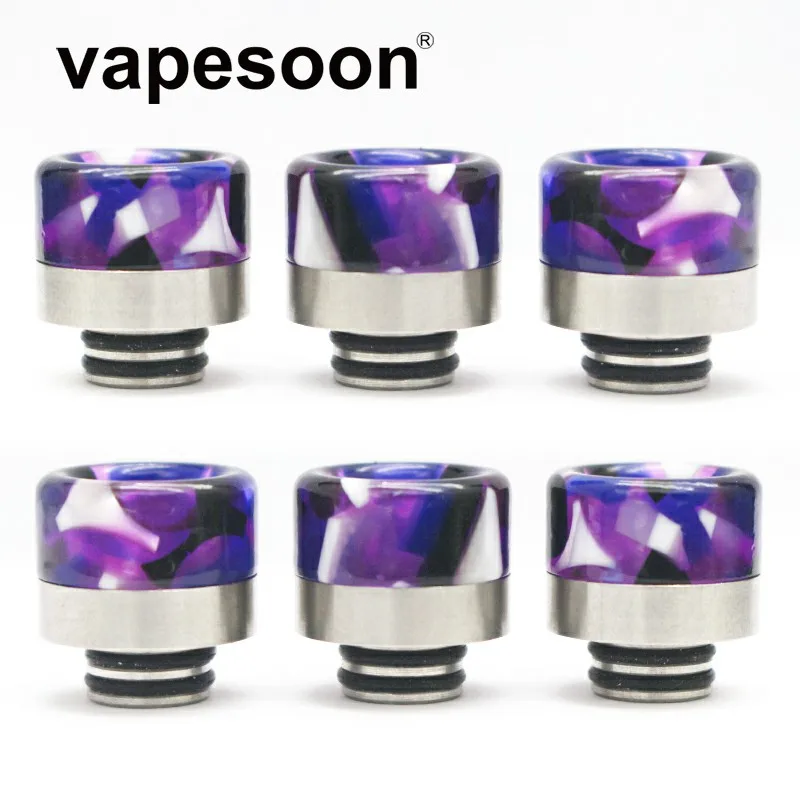 Purple Resin Vape 510 Drip Tip Wide Bore Mouthpiece Drip Tips for 510 ...