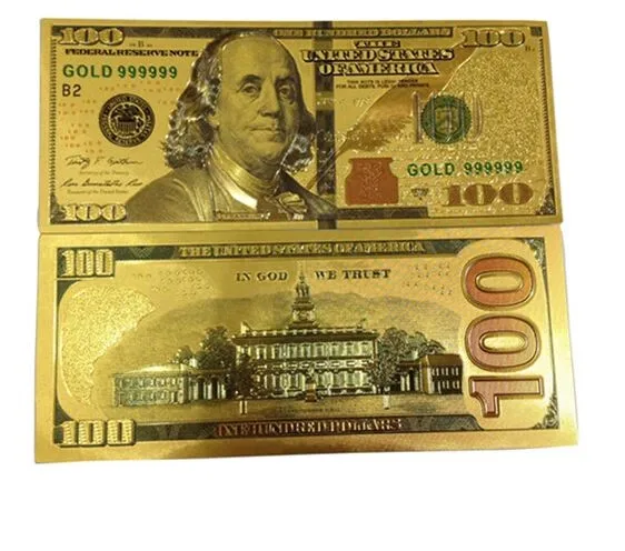 Billete-de-oro-de-100-d-lares-de-EE-UU-medalla-de-moneda-de-papel ...