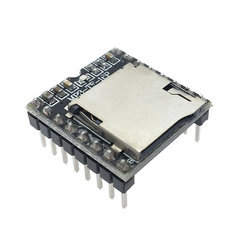 Mini MP3 Player Module with Simplified Output Speaker MP3-TF-16P for ...