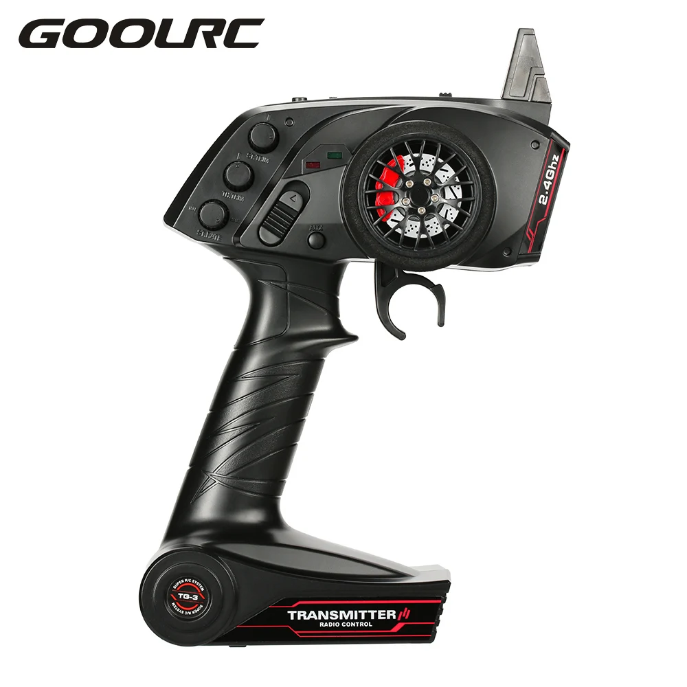 GoolRC-RC-Transmitter-for-RC-Car-Boat-Digital-Receiver-TG3-2-4GHz-3CH ...