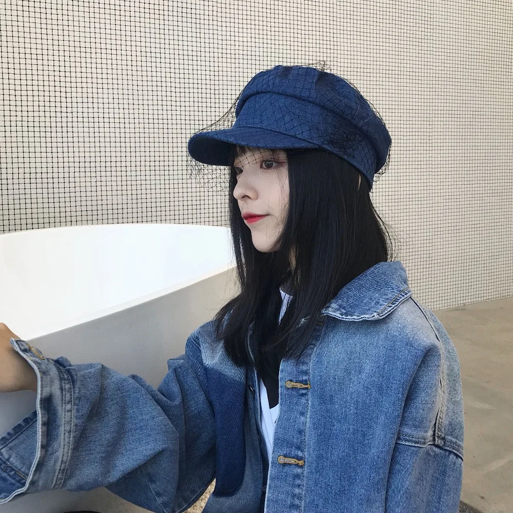 [La MaxPa] Fashion Lace Mesh Baseball Cap Elegance Women Hats Casual ...