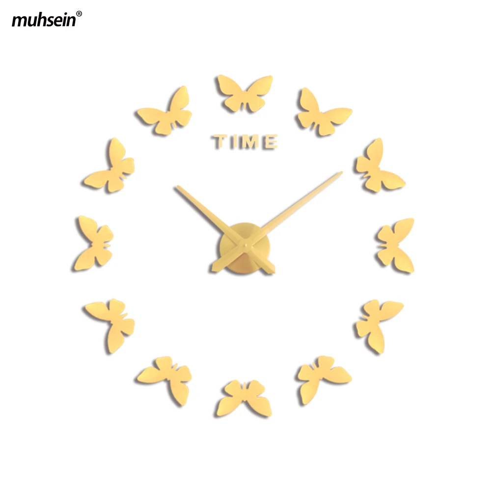 2018 new creative continental wall clock home diy 3D three-dimensional ...
