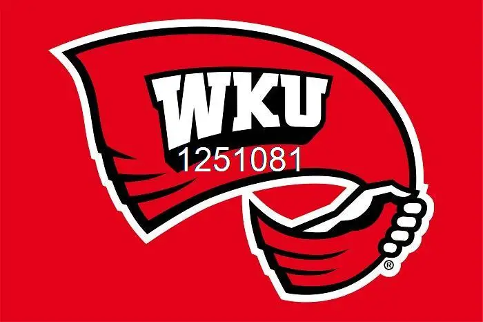 Western Kentucky Hilltoppers 3ft x 5ft Bandeira de Poliéster Bandeira ...