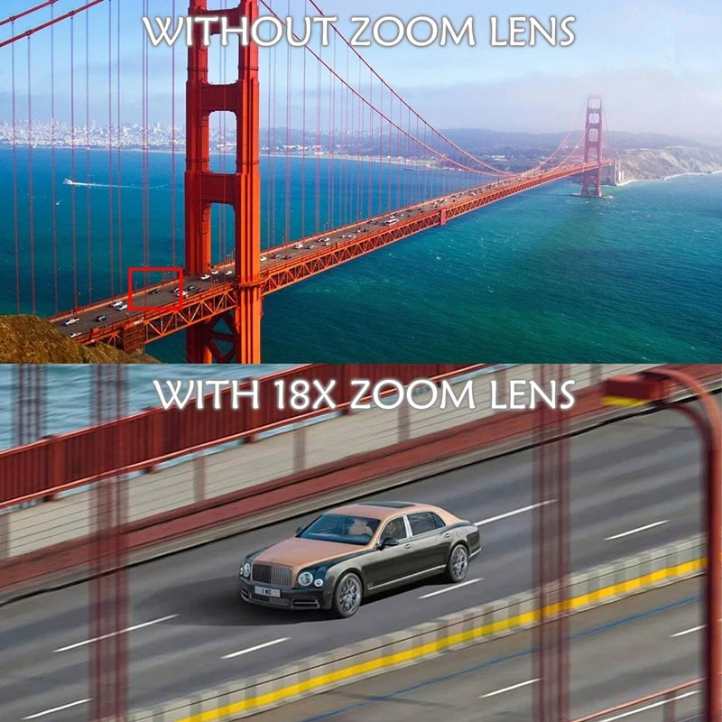 APEXEL Universal 18×25 Monocular Zoom HD Optical Cell Phone Lens ...