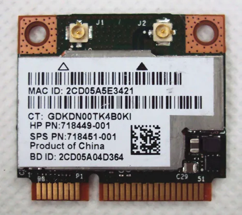 BCM943228HMB BCM43228 Half Mini PCIe Wireless WIFI WLAN Bluetooth Card ...