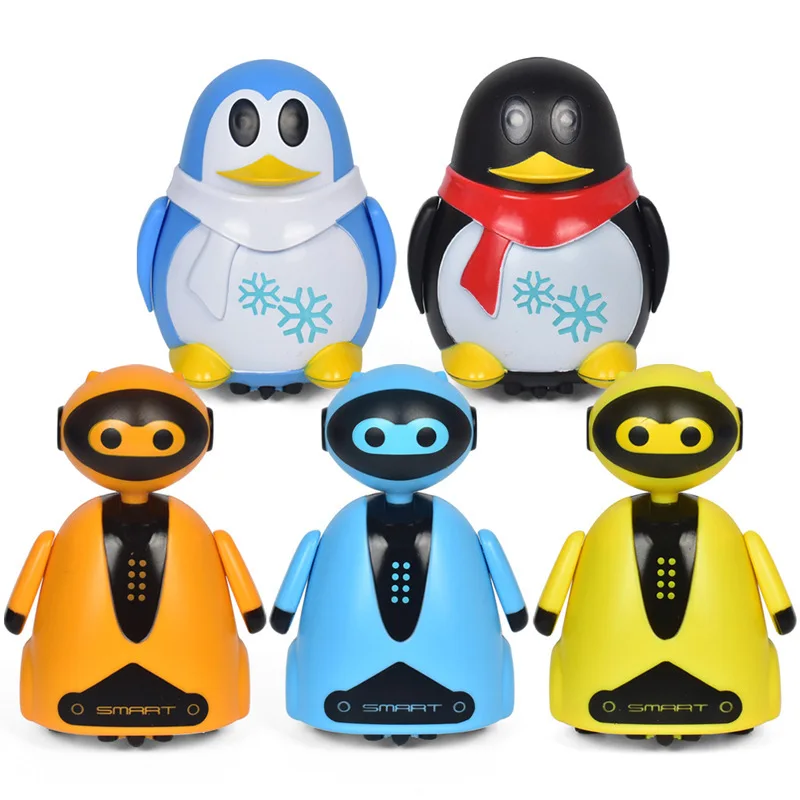 Drawn Line Magic Pet Toy Robot Pen Inductive Penguin Animal Cat Follow ...