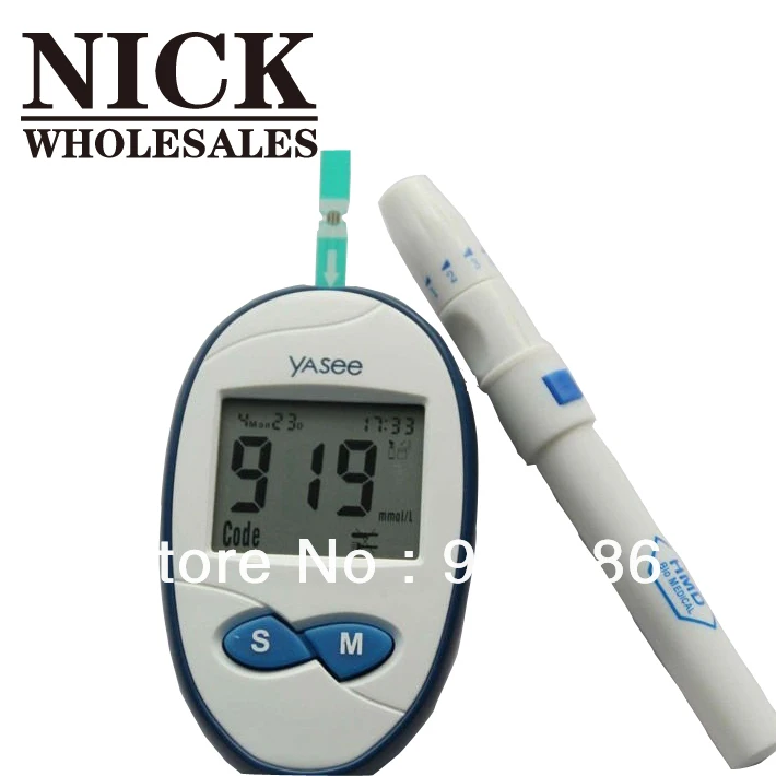 Yasee-medidor-de-glucosa-en-sangre-gluc-metro-kit-50-vail-l-mina ...