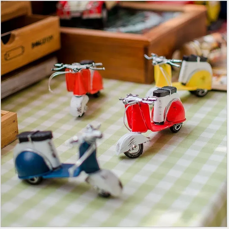 1 Piece Mini Scooter Motorbike Miniature Home Office Decoration ...
