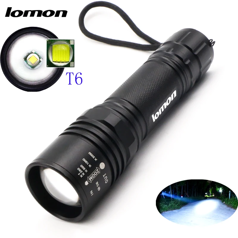 Lomon 1000 Lumens 4 Modes T6 Led Flashlights Torches Lighting Lamp 10w ...
