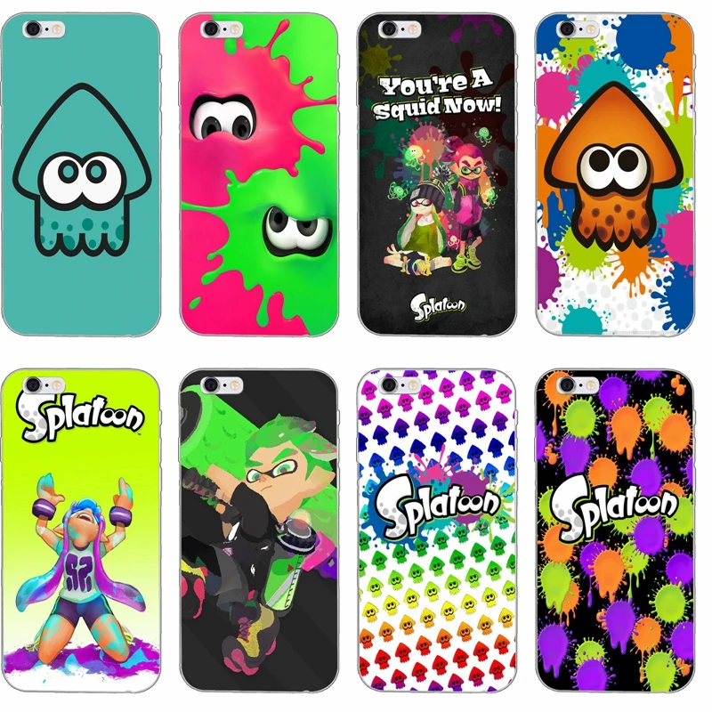 cute Splatoon silicone TPU Soft phone case For Samsung Galaxy S3 S4 S5 ...