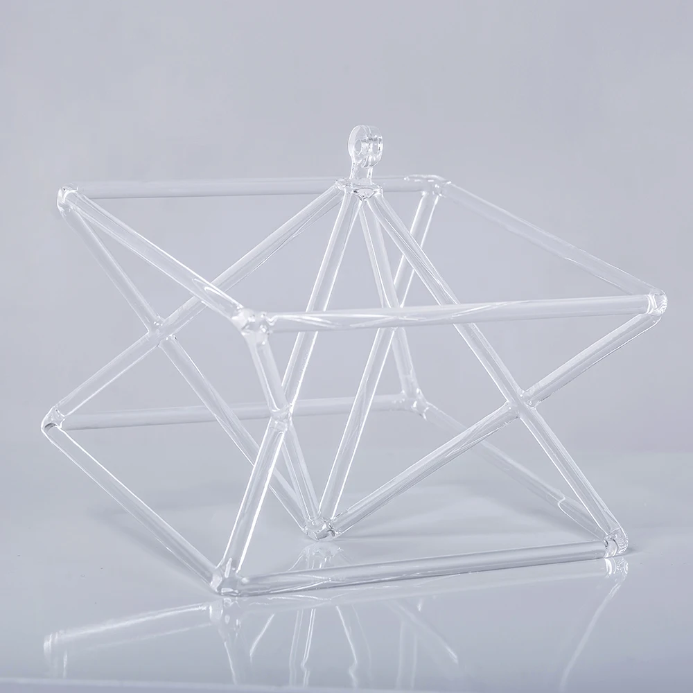 Magic Merkaba 6 inches crystal singing pyramid for healing energy ...