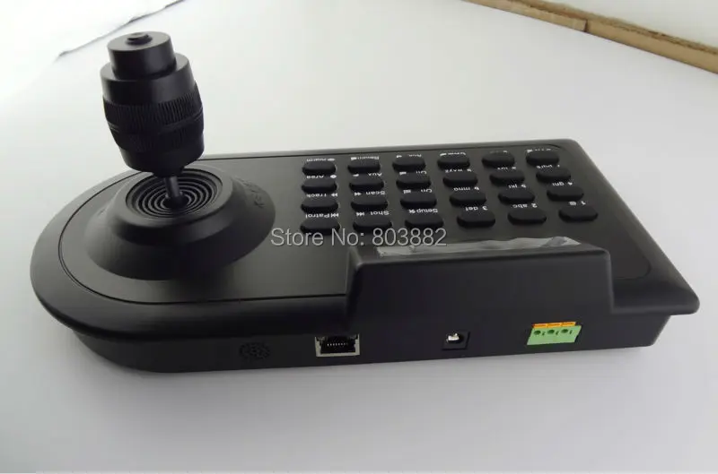 4D 4 Axis RS 485 PTZ Camera Keyboard Joystick Controller LCD CCTV Multi ...