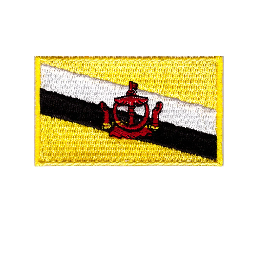 10pcs-Embroidery-patch-Brunei-flag-patch-embroidered-badges-or-selling ...