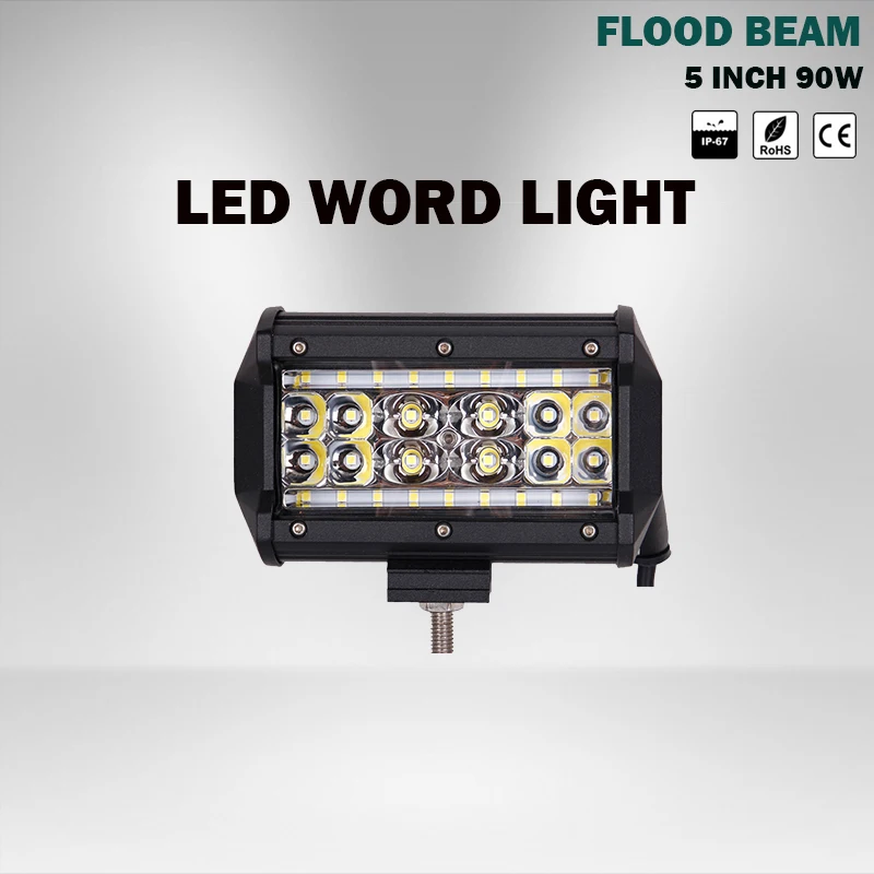 4 inch 5 inch LED Bar LED Work Light Bar for Indicators Motorcycle ...