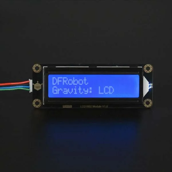 DFRobot Gravity IIC/I2C LCD1602 Arduino LCD Display Module, 3.3~5.0V