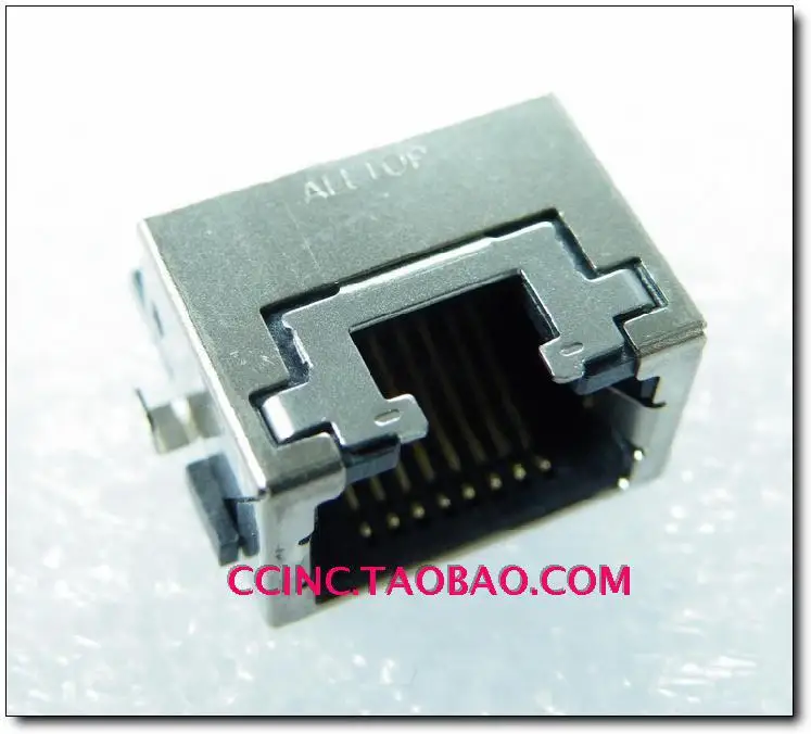 ALLTOP RJ45 8pin crystal head network interface connector 8P8C RA STD ...