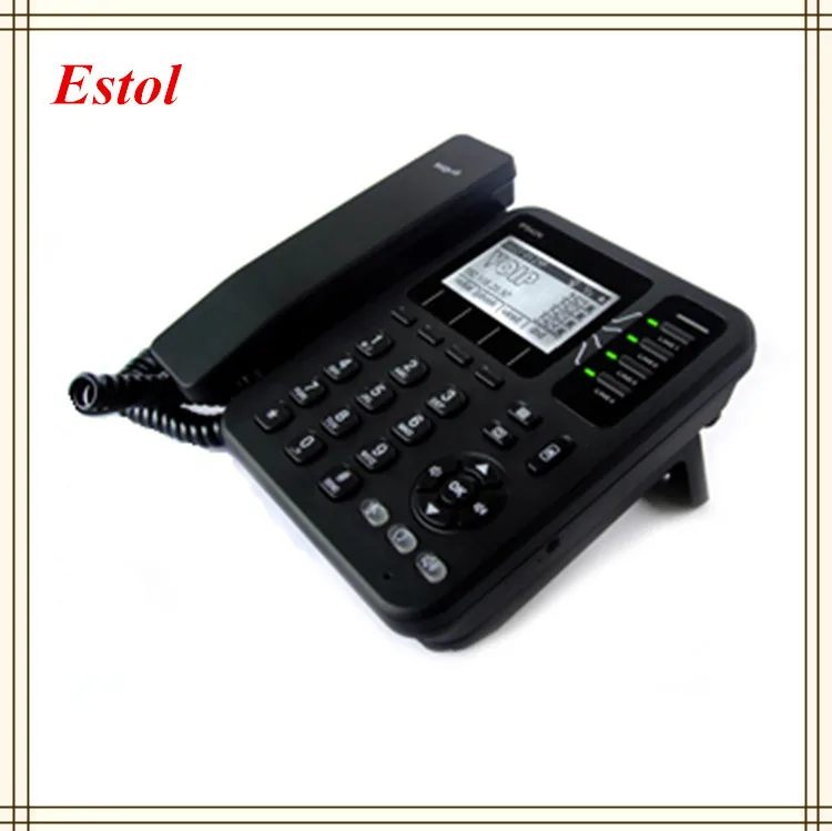 4 SIP lines WiFi VoIP Phone, desktop, wireless wifi sip phone,telephone ...
