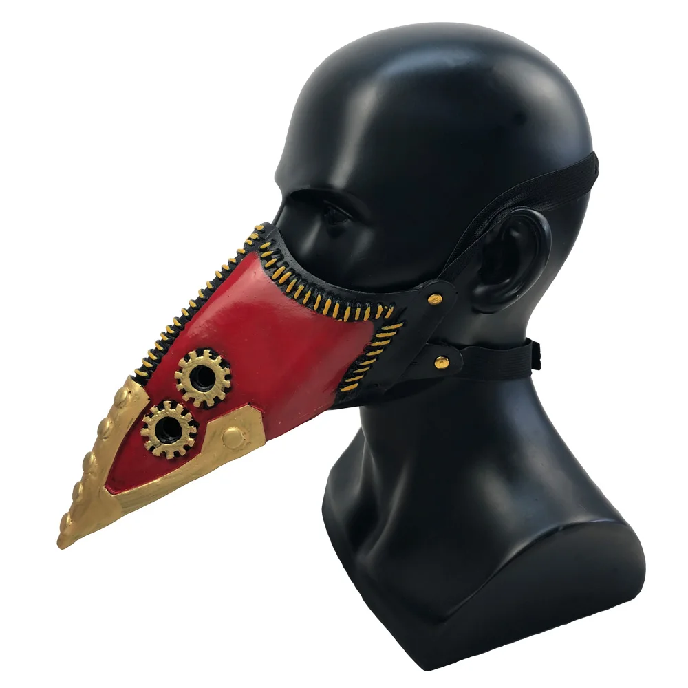 Anime My Hero Academia Overhaul Mask Cosplay Crow Mouth Plague Doctor ...