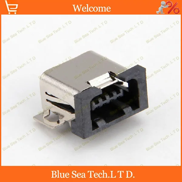 50 pcs MINI USB 4P Female Jacks Socket PCB Mount for Phone,MP4,SMD USB ...
