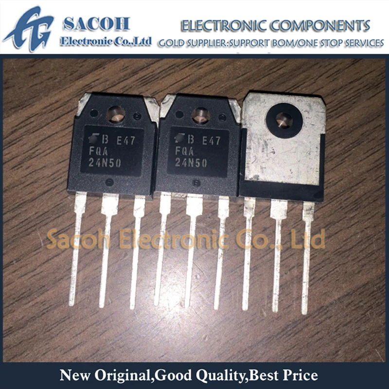 Transistor MOSFET de potencia, nuevo, original, 10 unids/lote, FQA24N50 ...