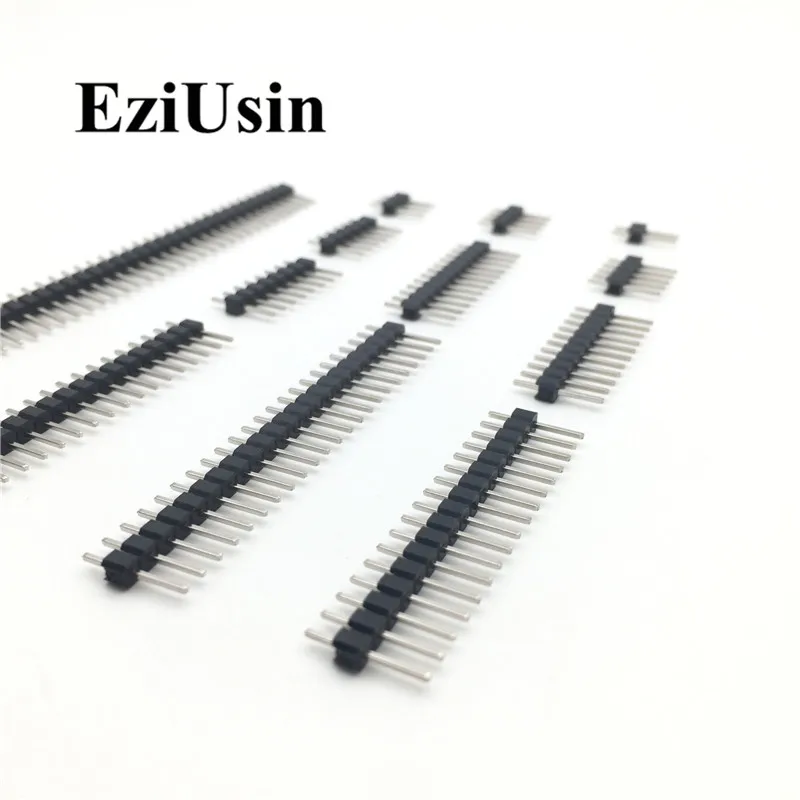 2.54mm Single Row Male 2~40P Breakaway PCB Board Pin Header Connector ...