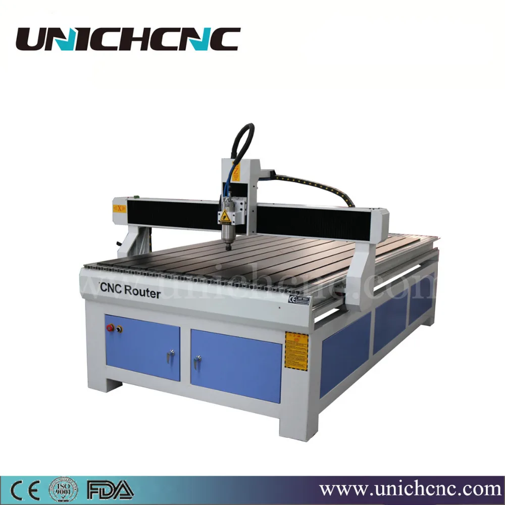 UNICHCNC T slot table Mach3 1224 3d wood mdf cnc router 4 axis|cnc ...