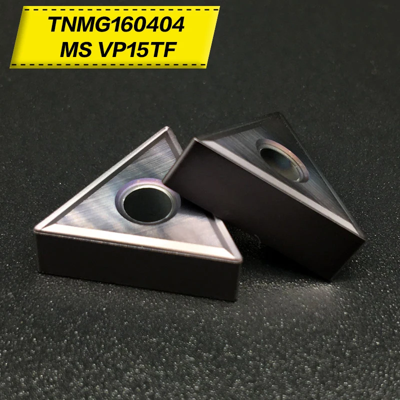 10pcs TNMG160404 MS VP15TF External Turning Tools Carbide insert High quality Lathe cutter Tool ...