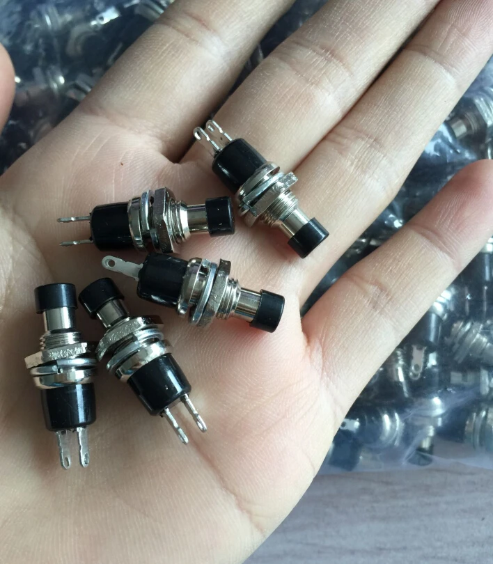 NO Normally Open Mini Momentary Spring Return Push Button Switches NO Normally Open Mini Momentary Spring Return Push Button Switches