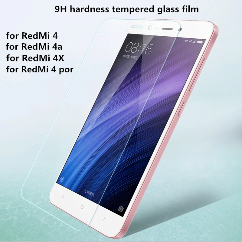 2.5D HD Tempered Glass For Xiaomi RedMi 4 Screen Protector Original ...