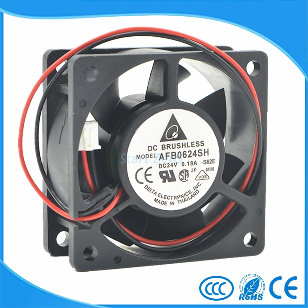 Delta 6025 24v 0.18a Big Air Volume Afb0624sh 60*60*25mm 8cm Cooling ...