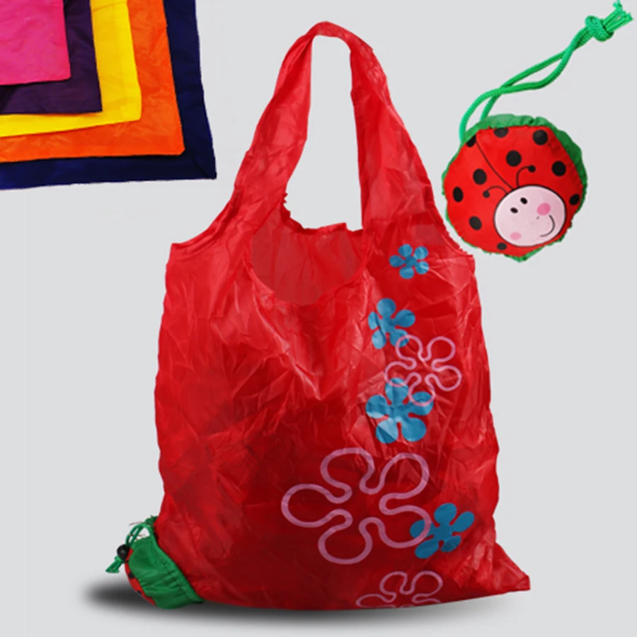 Mariquita bolsa, medio ambiente ecológico plegable reutilizable ...
