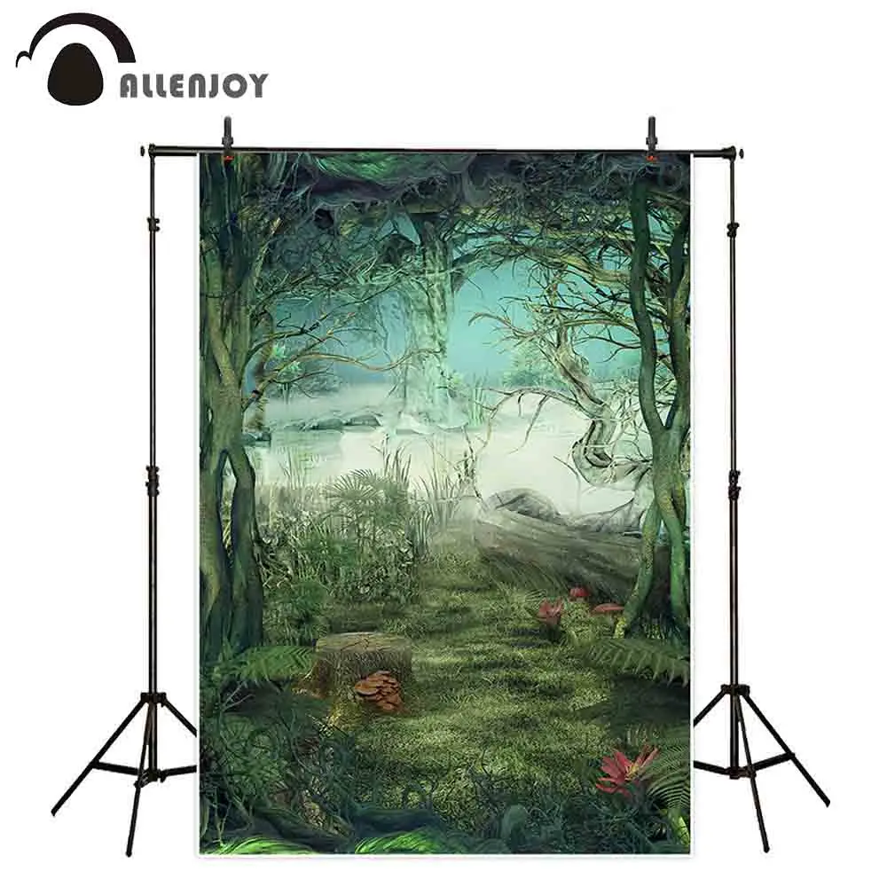Crow Backdrops, Gothic Forestcore Fabric Backdrop, Black Blue And ...