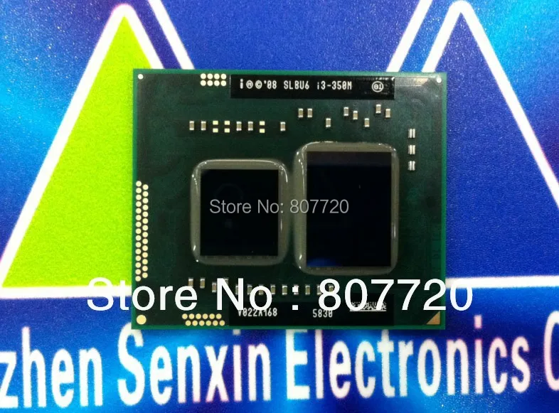 100% brand new and original intel I3 350M SLBU6 CPU processor micro ...