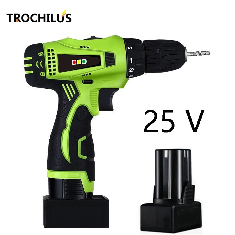 25V Cordless Screwdriver Multifunction Power Tools Mini Micro ... 25V Cordless Screwdriver Multifunction Power Tools Mini Micro ...