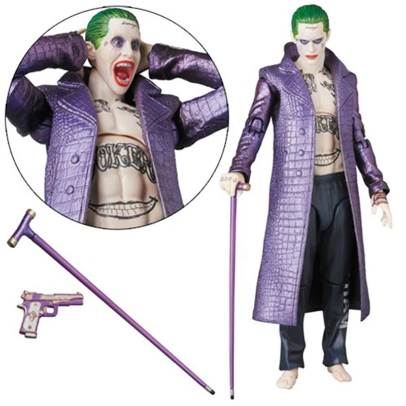 Pré-venda! Louco Brinquedos Coringa Dc Mafex Medicom Pistola Muleta ...