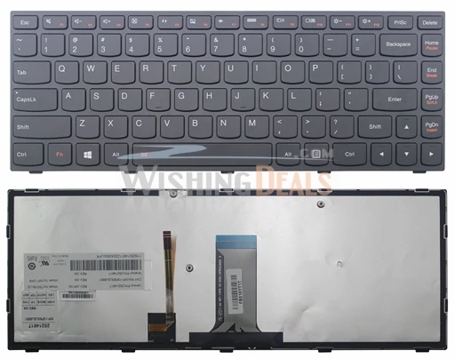 Original New for Lenovo Flex 2 14 Flex 2 14D US English Backlit ...