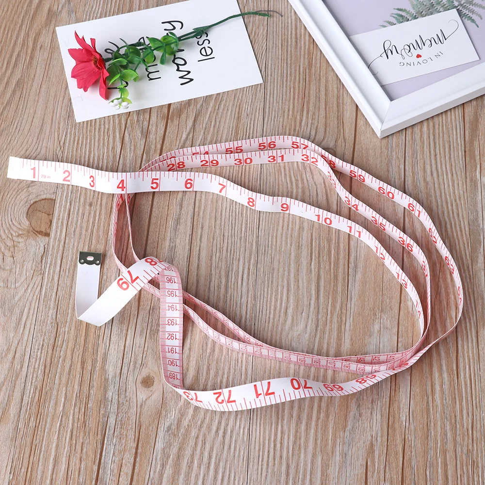 1 шт. 2 м Горячая рулетка для измерения размеров тела швейная портная ...
