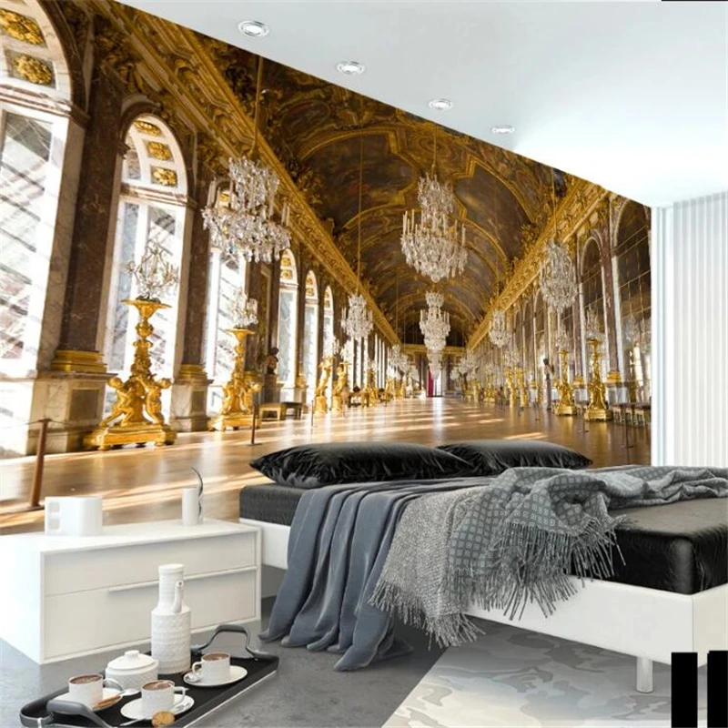 beibehang Custom wallpaper 3d mural royal palace European style ...