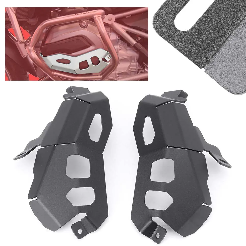 1pc Motorcycle Front Cylinder Head Guard Cover Protector Bracket Kit ...