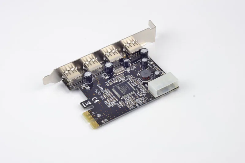 External 4port Usb2.0 Pci-express X1 Controller Card Adapter Chipset ...