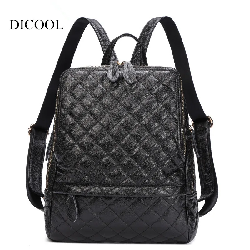 2017 Fashion Brand Women Genuine Leather backpack 4 Colors One Shoulder ...