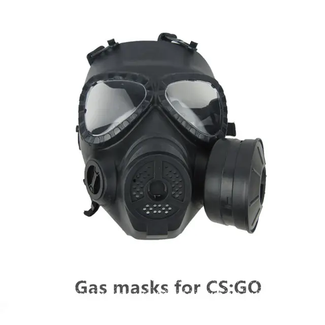 Gas masks for CS:GO Biochemistry Outdoor Black Airsoft mask M04 mascara ...